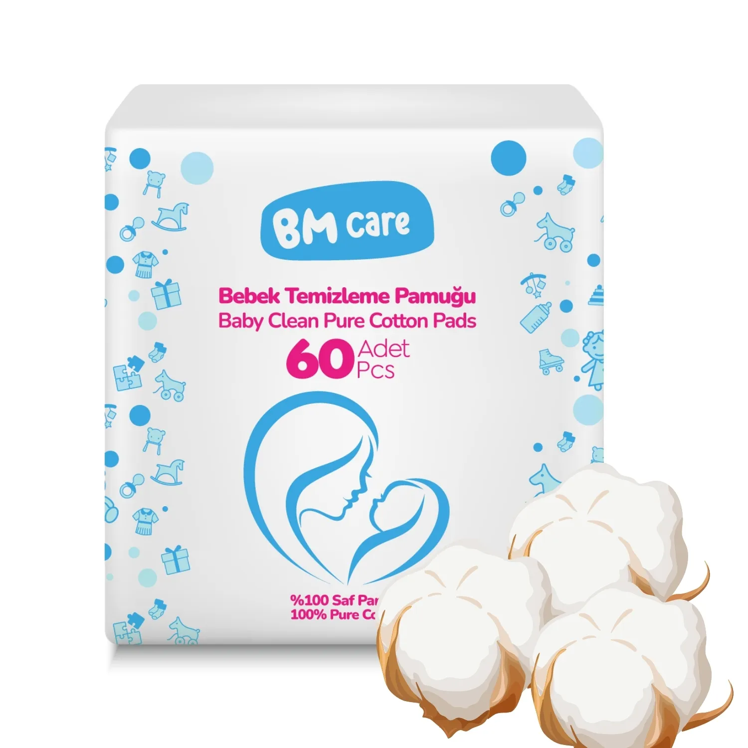 temizleme pamuğu, pamuk, bebek pamuğu | Babymall